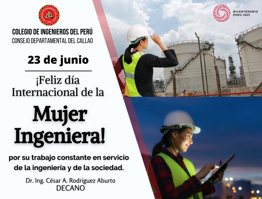 23 DE JUNIO – DÍA INTERNACIONAL DE LA MUJER INGENIERA – CONSEJO ...